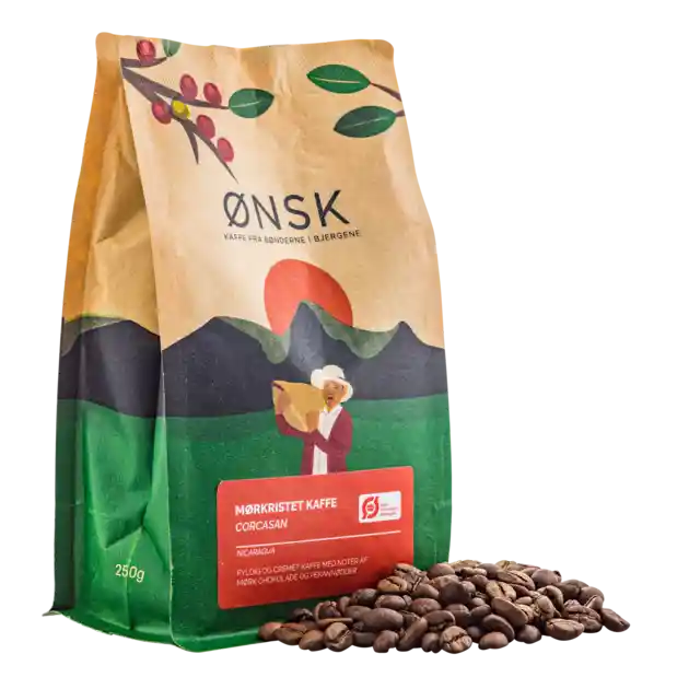 Økologiske kaffebønner fra ØNSK, 250 g | Køb online | Aarstiderne